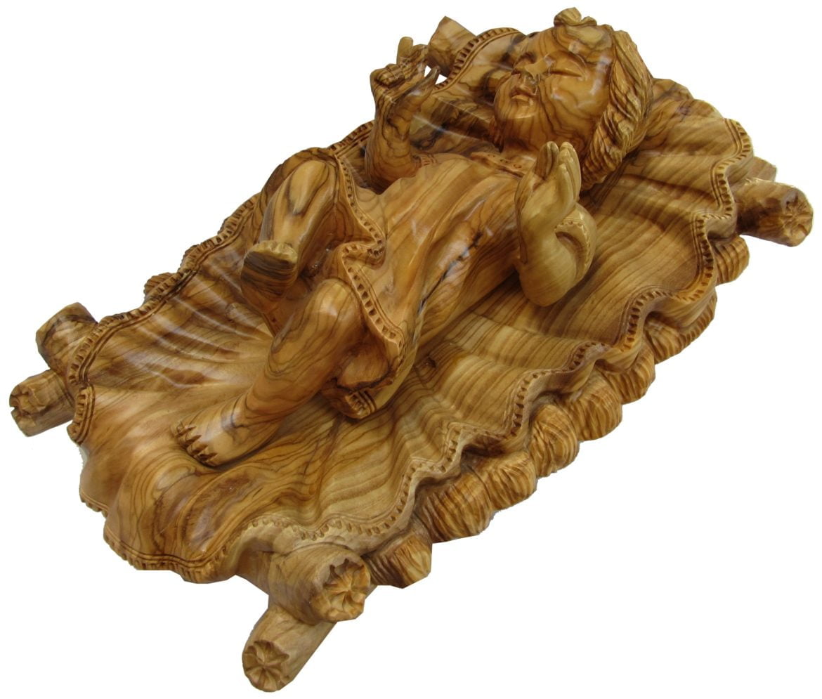 BABY JESUS WITH THE CRIB - Holy Land Community Online Store